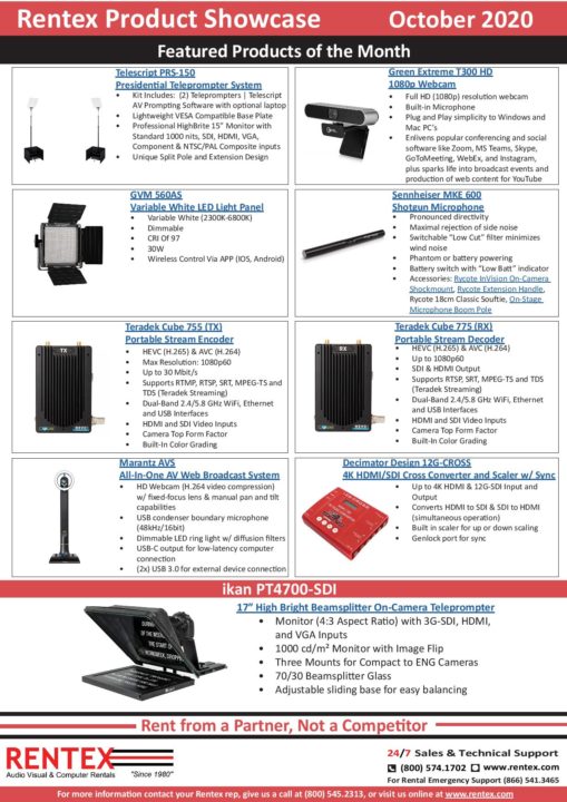 Product Showcases Archive - Rentex